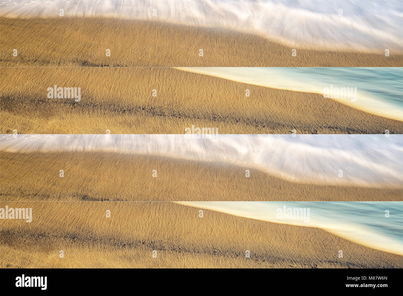 Photo Collage. Sand and Sea concept Stock Photo - Alamy