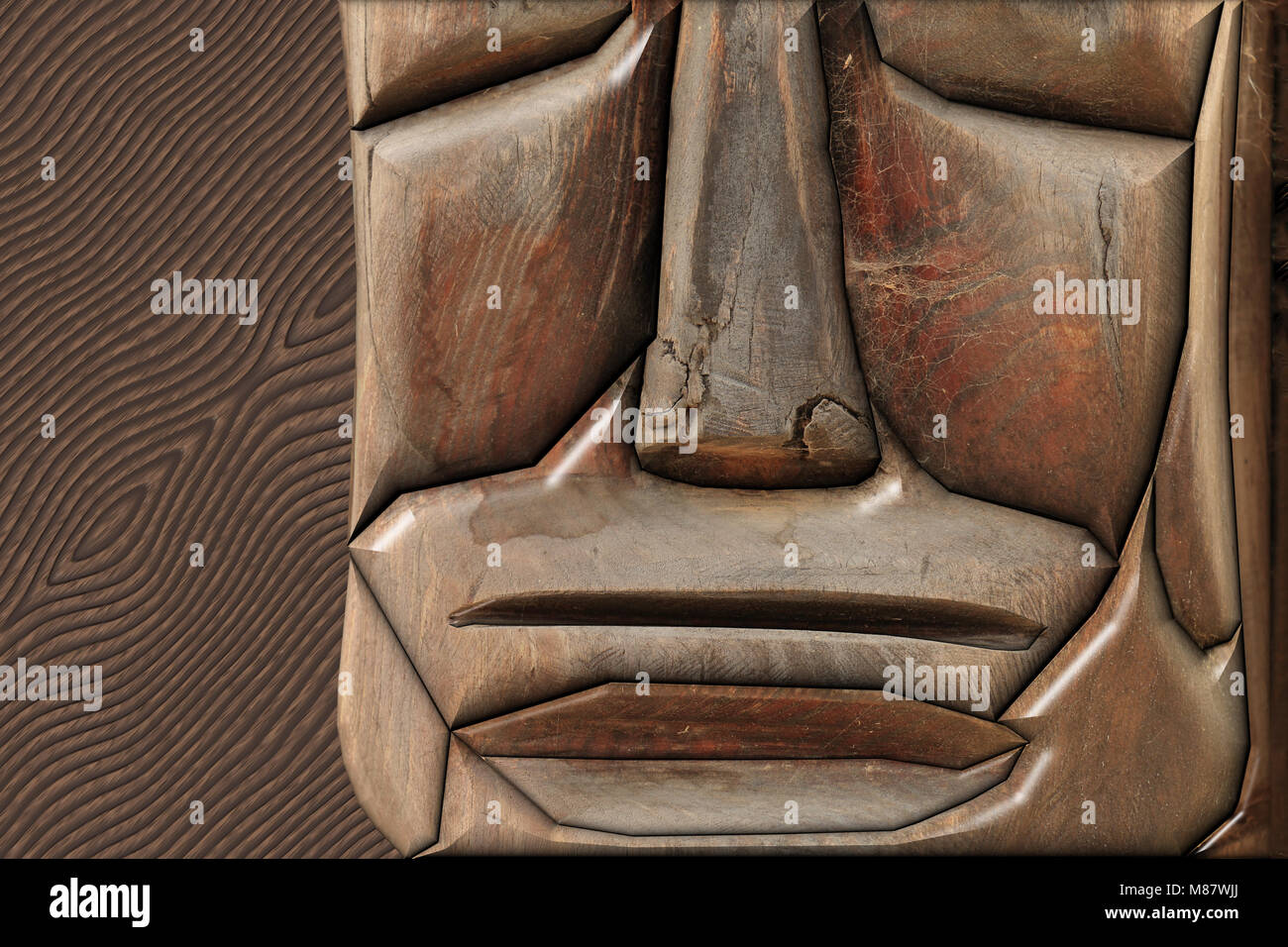 Africa totem hi-res stock photography and images - Alamy