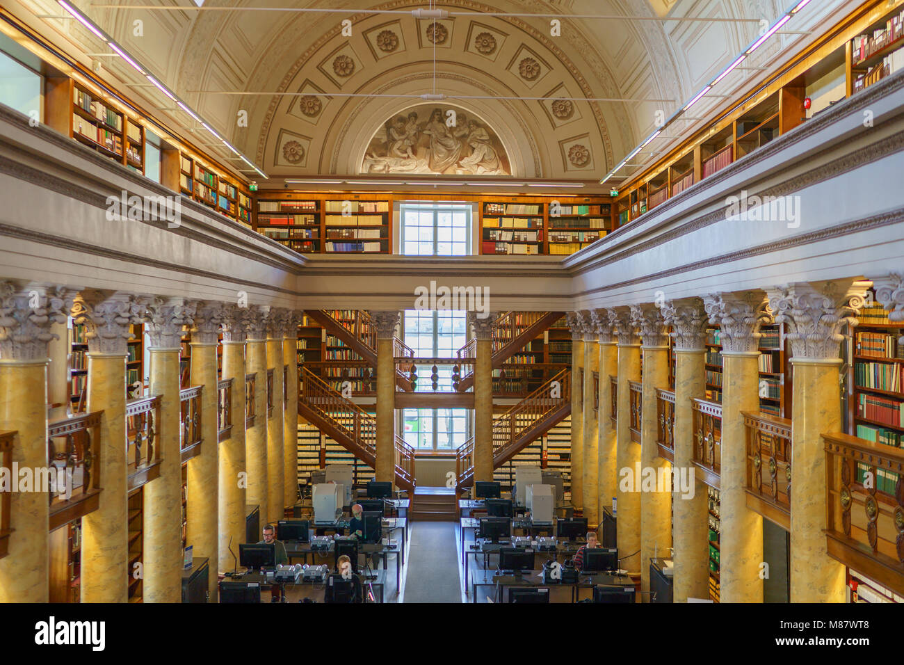interior National library of Finland, Helsinki, Finland Stock Photo - Alamy