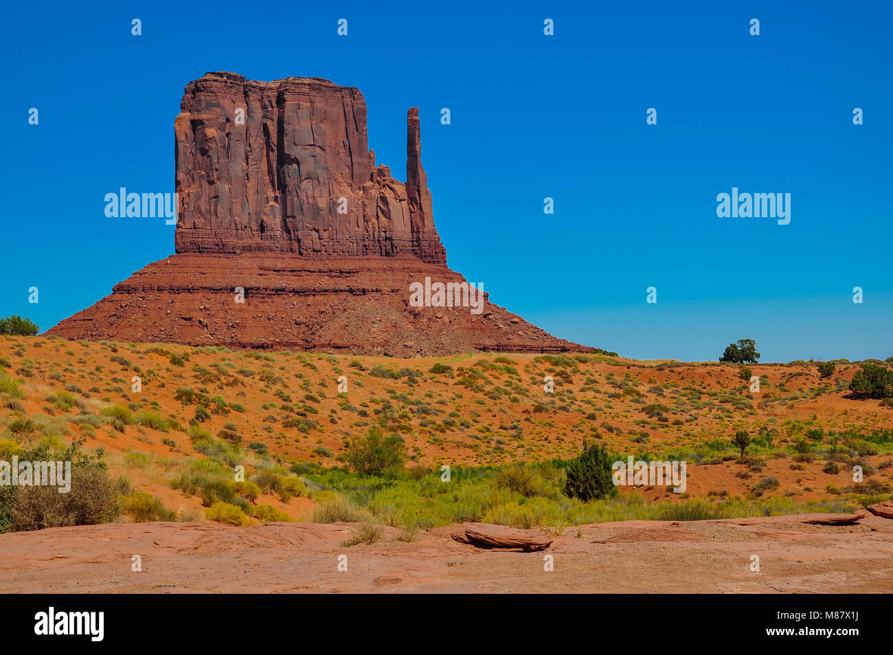 Rock formation the mitten hi-res stock photography and images - Alamy