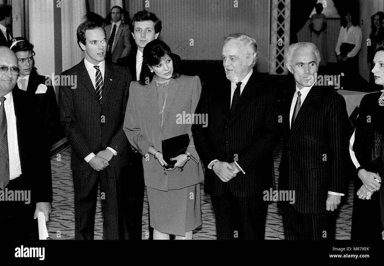 Washington DC. USA, February 18, 1984 L-R Princess Stephanie, Prince ...