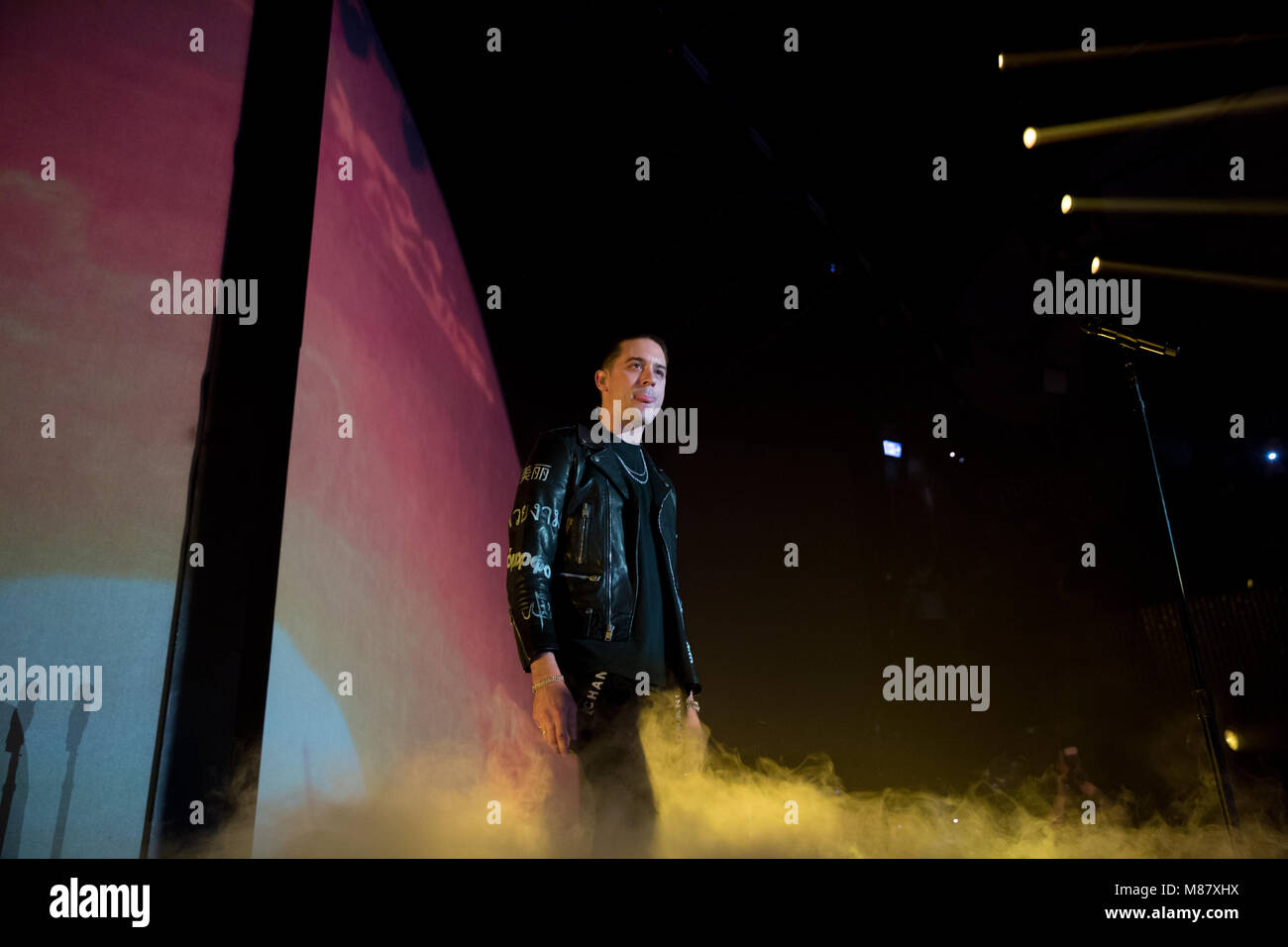 Toronto, CANADA. 13th Mar, 2018. G-Eazy performs at Rebel Nightclub, on ...