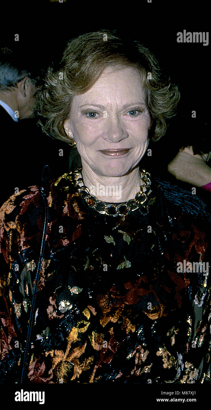 Washington, DC., USA, 1993 First Lady Eleanor Rosalynn Carter the wife ...