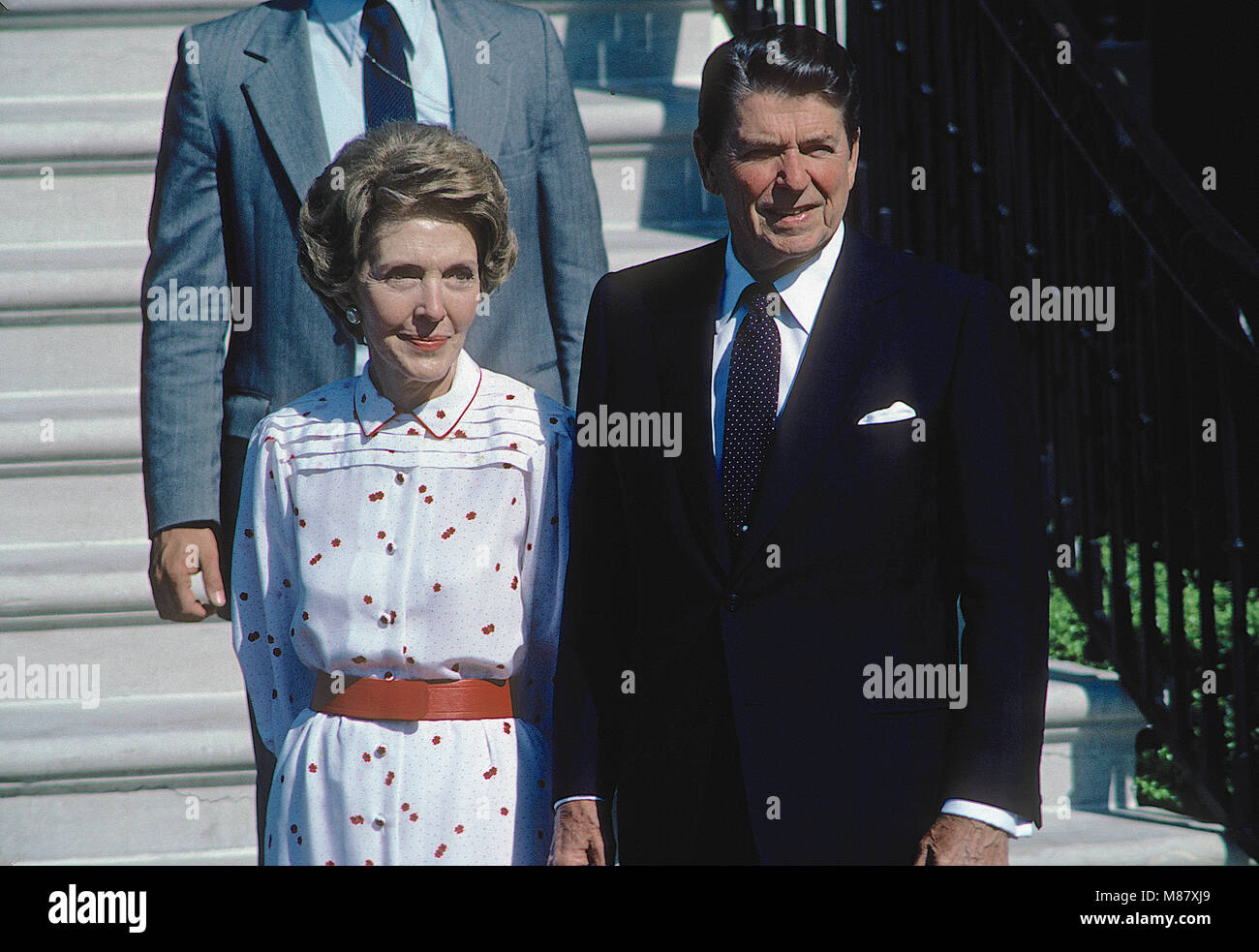Washington, DC., USA, July 29,1982 President Ronald Reagan and First ...