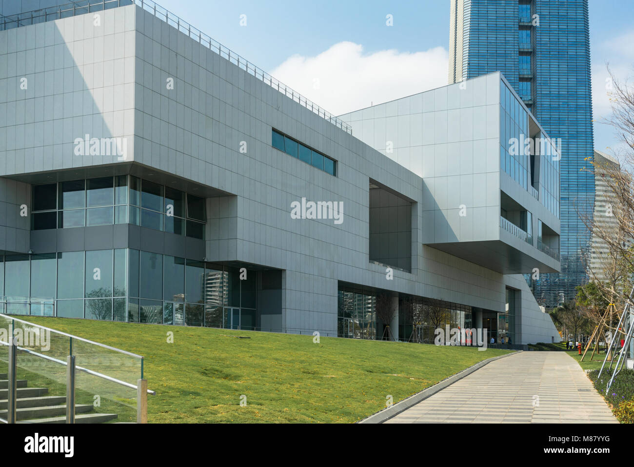 Design Society building in Shenzhen China Stock Photo - Alamy