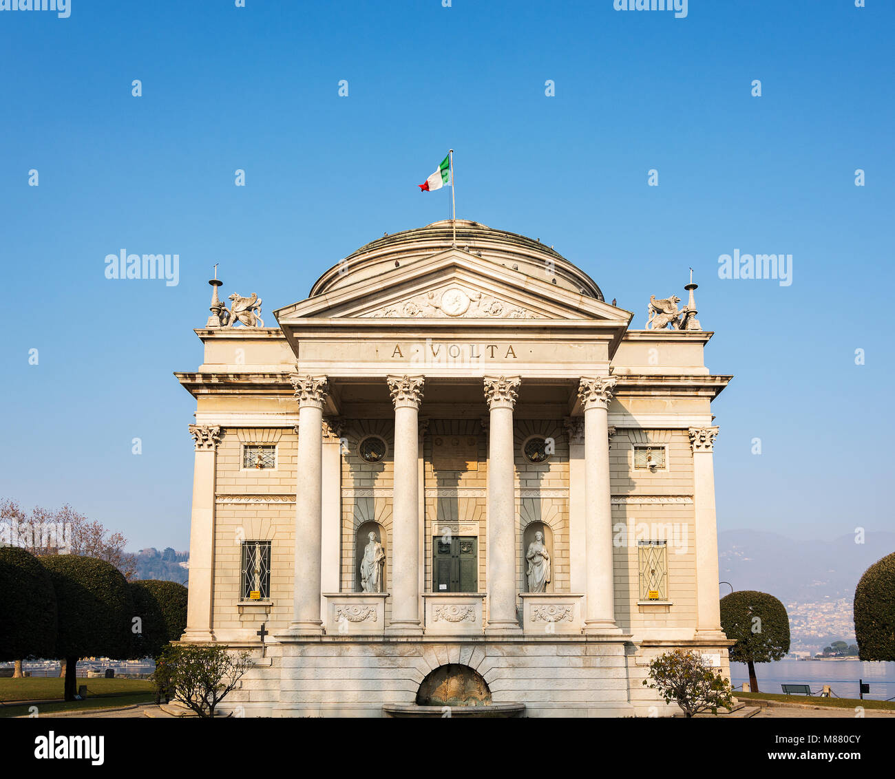 The Volta Temple, the neoclassical monument dedicated to Alessandro ...