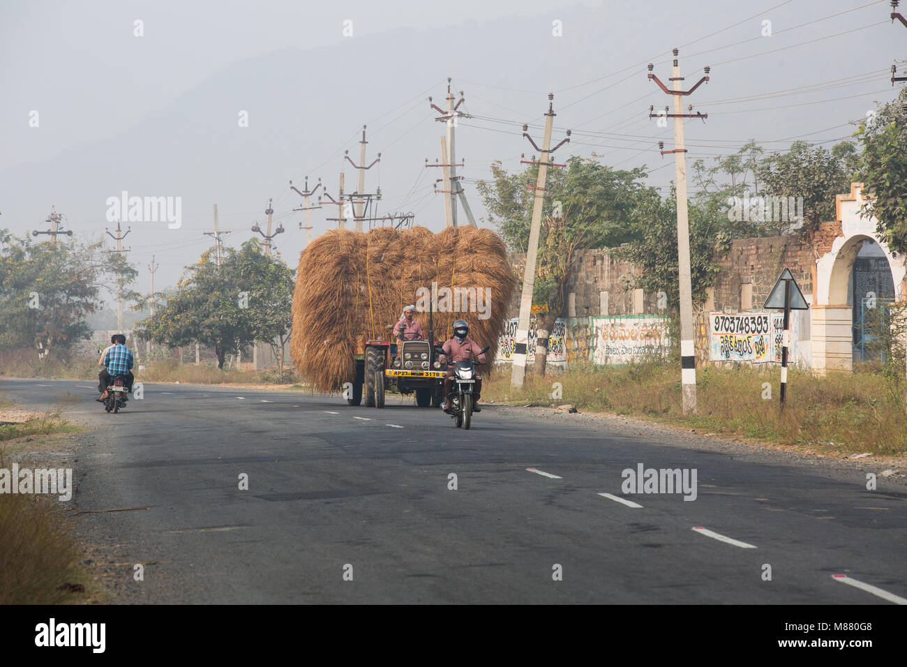 Overloaded tractor hi-res stock photography and images - Alamy