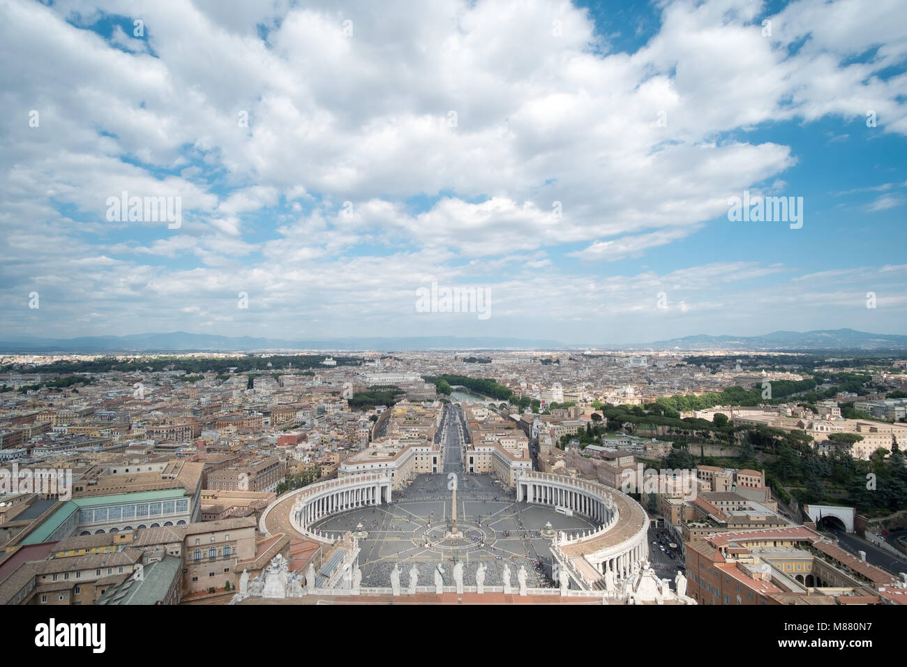 Vatican city aerial hi-res stock photography and images - Alamy
