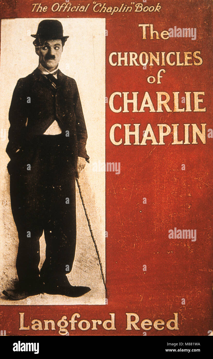 the official chaplin book, the cronicles of charlie chaplin Stock Photo ...