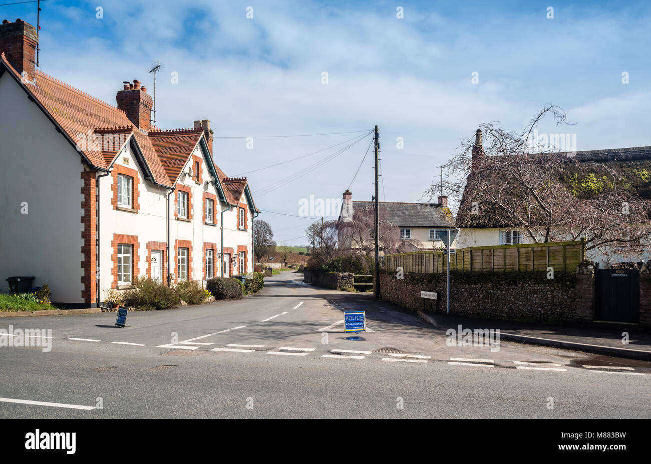 Otterton, UK. 15th March, 2018. The Otter Valley floods most years and ...