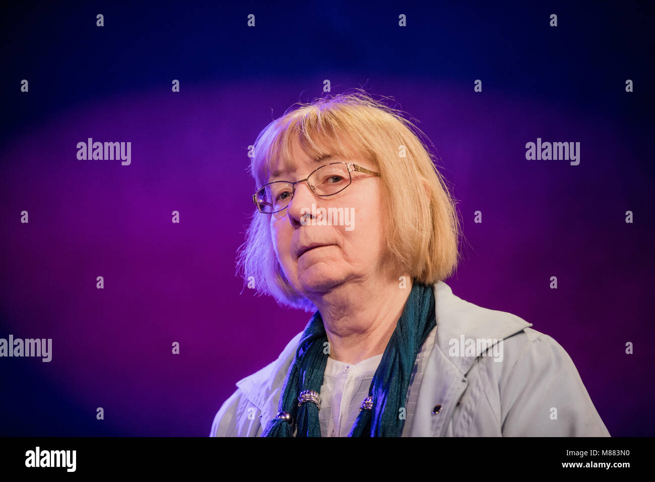 15 March 2018, Germany, Cologne: British children's author Cherith ...