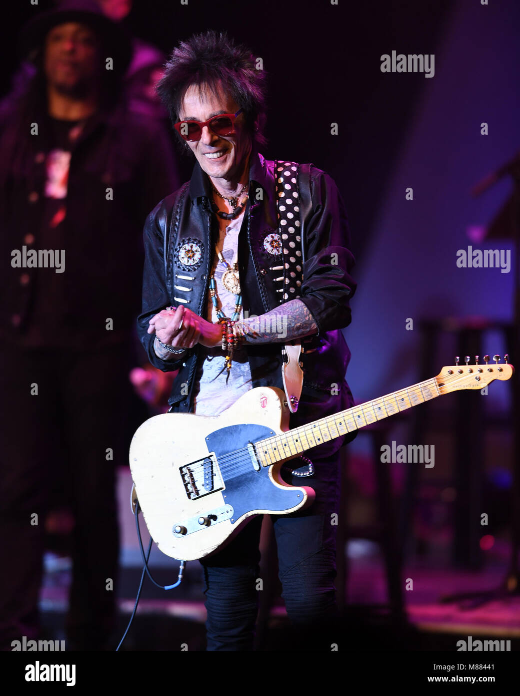 Fort Lauderdale, FL, USA. 14th Mar, 2018. Earl Slick performs during ...