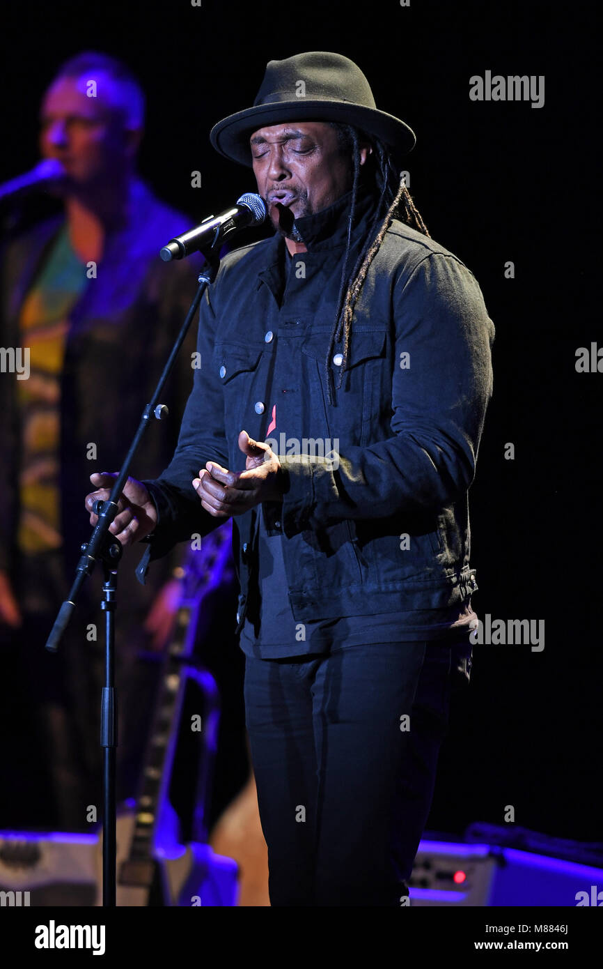 Fort Lauderdale, FL, USA. 14th Mar, 2018. Bernard Fowler performs ...