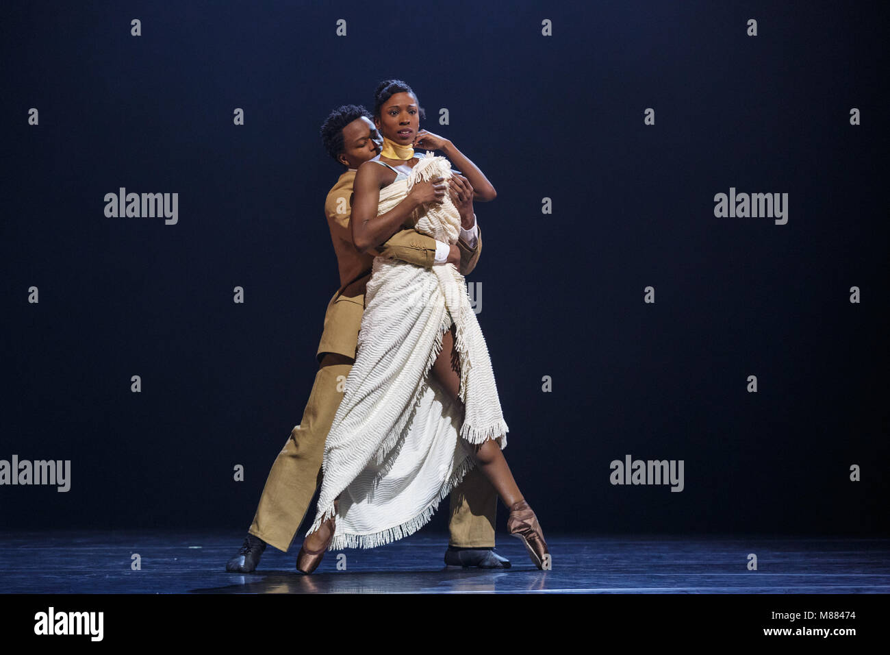 Barbican Theatre, London, 15th Mar 2018. The first piece, 'The Suit ...