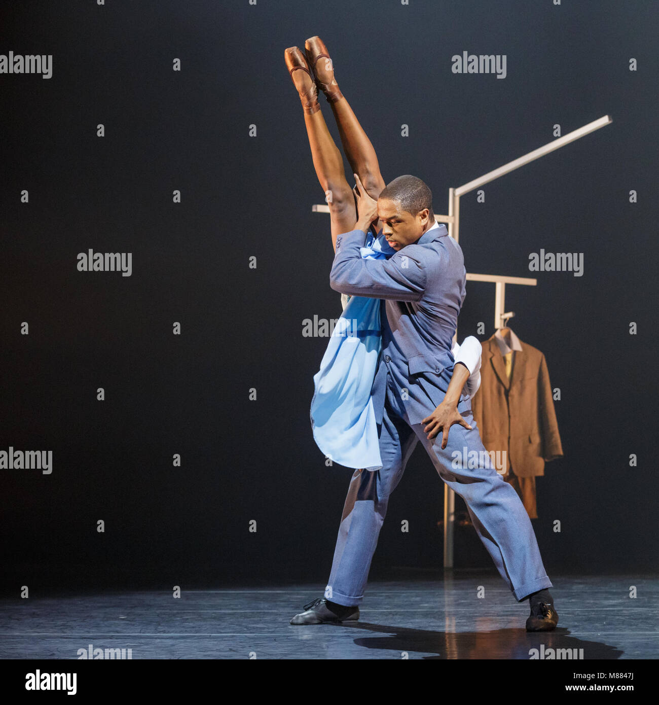 Barbican Theatre, London, 15th Mar 2018. The first piece, 'The Suit ...