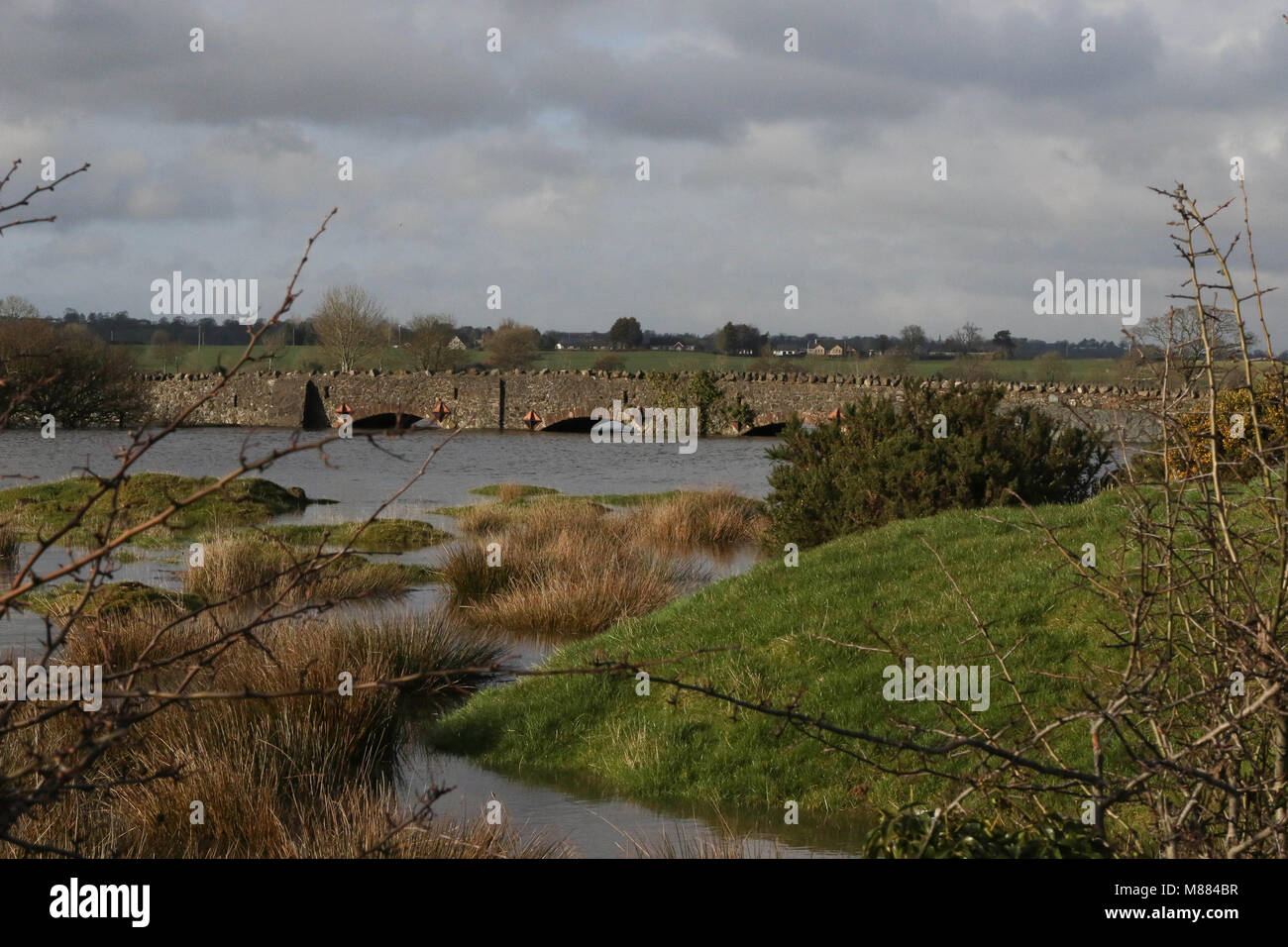 Moira, Northern Ireland. 15 March 2018. UK weather - almost continuous ...