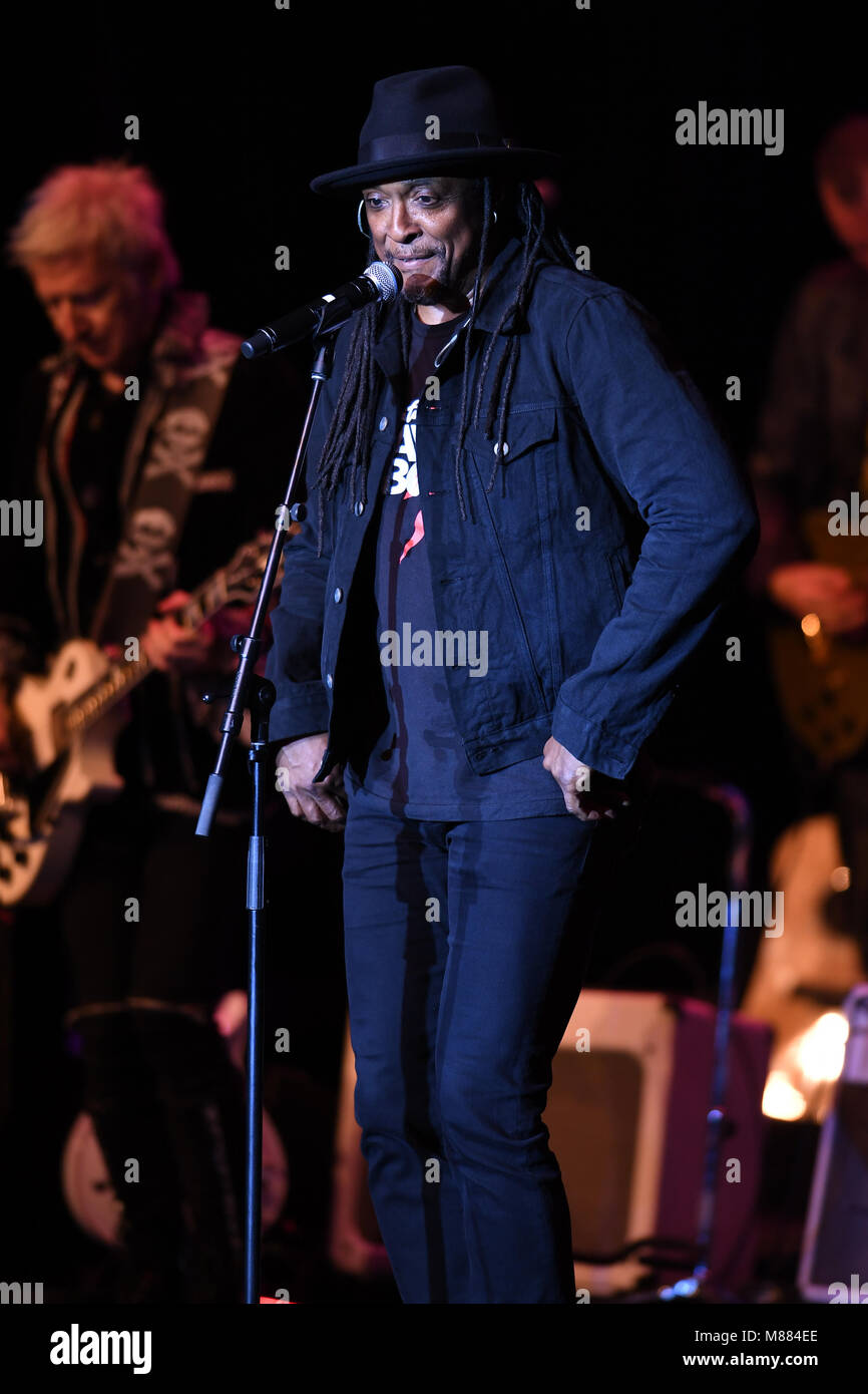 Fort Lauderdale, FL, USA. 14th Mar, 2018. Bernard Fowler performs ...