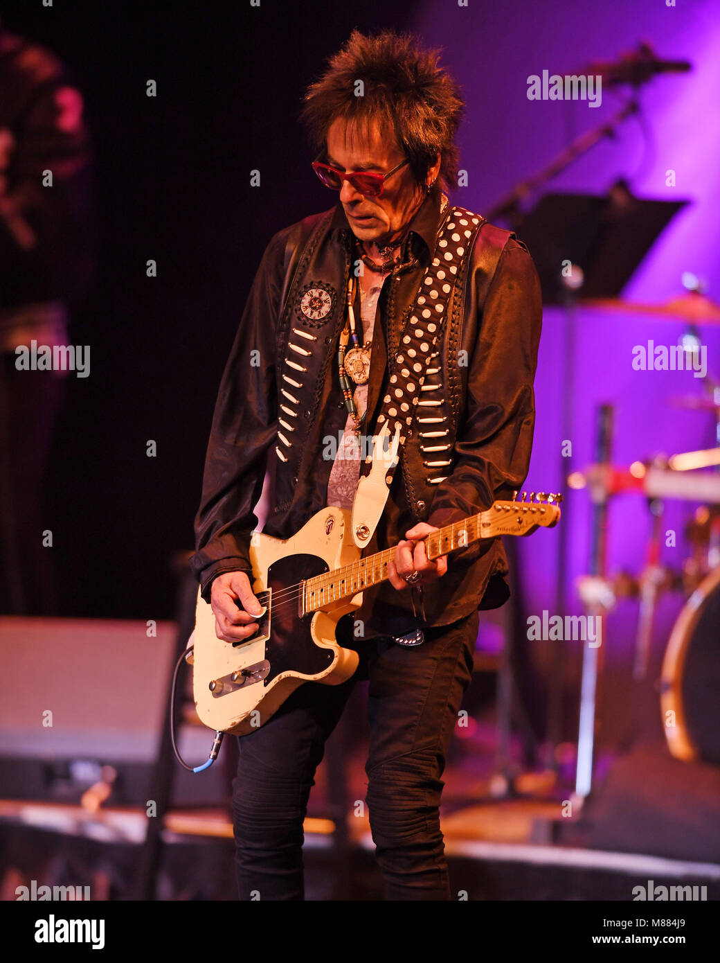 Fort Lauderdale, FL, USA. 14th Mar, 2018. Earl Slick performs during ...