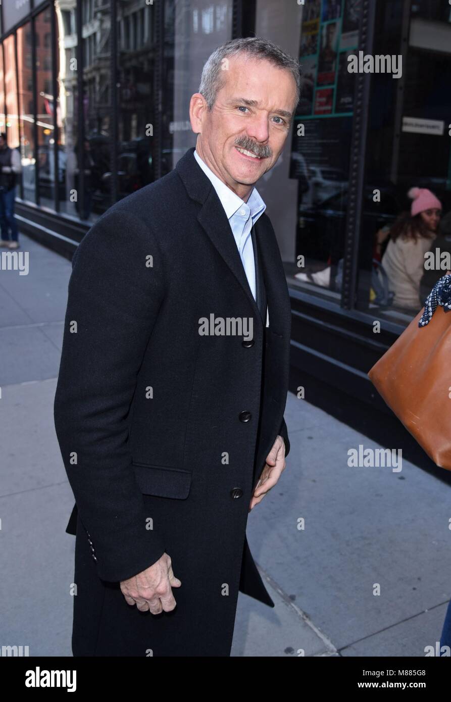 New York, NY, USA. 15th Mar, 2018. Chris Hadfield, seen at BUILD Series ...