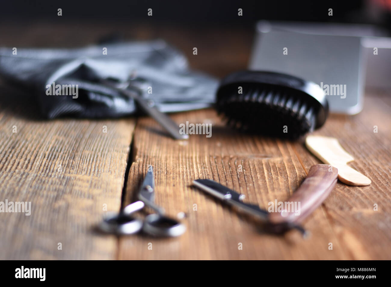 Barber tools hi-res stock photography and images - Alamy