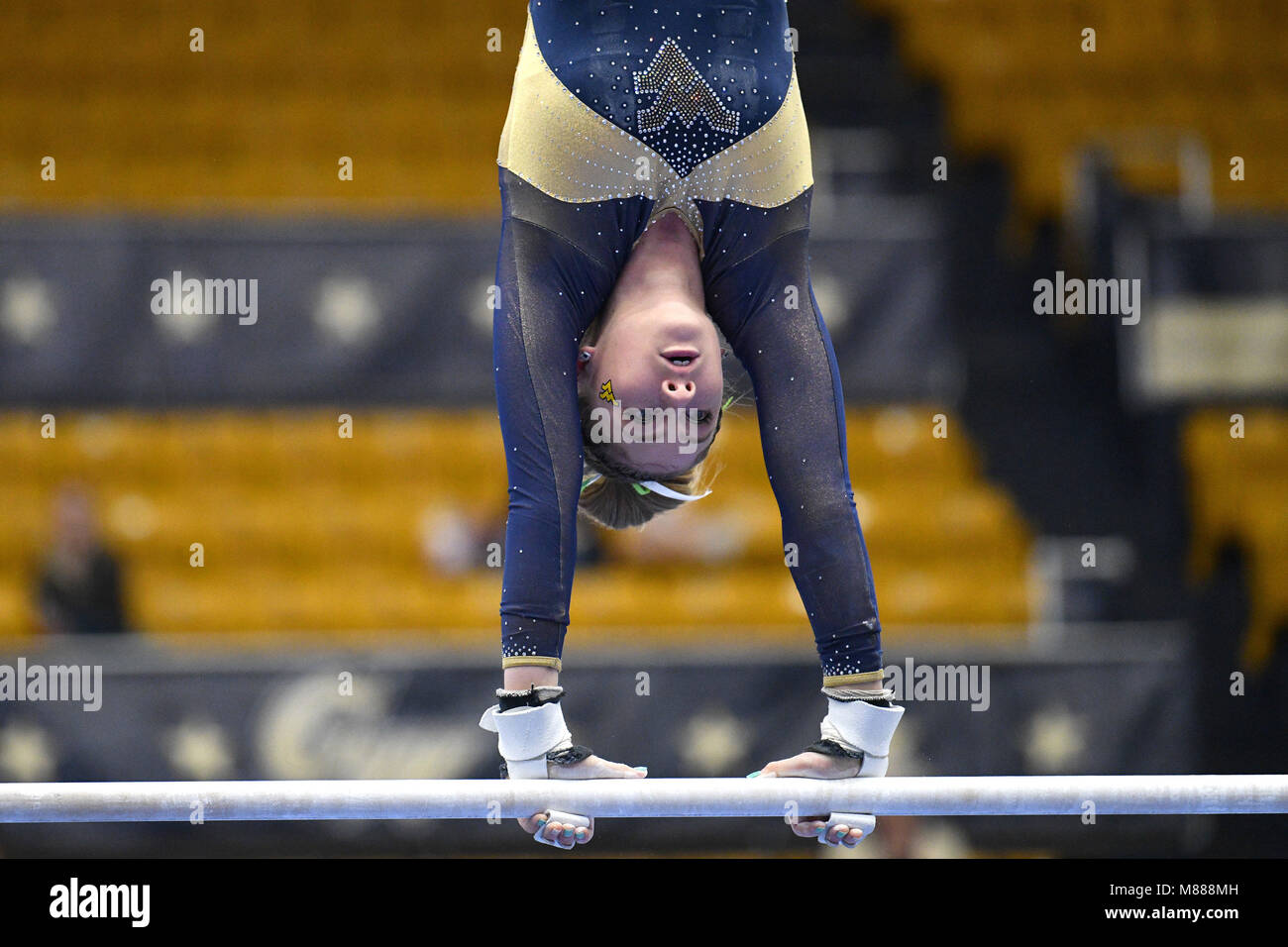 March 11, 2017 - Washington, District of Columbia, U.S - WVU gymnast ...