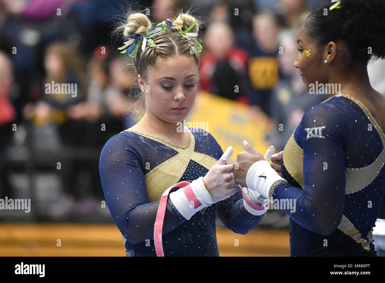 March 11, 2017 - Washington, District of Columbia, U.S - WVU gymnast ...