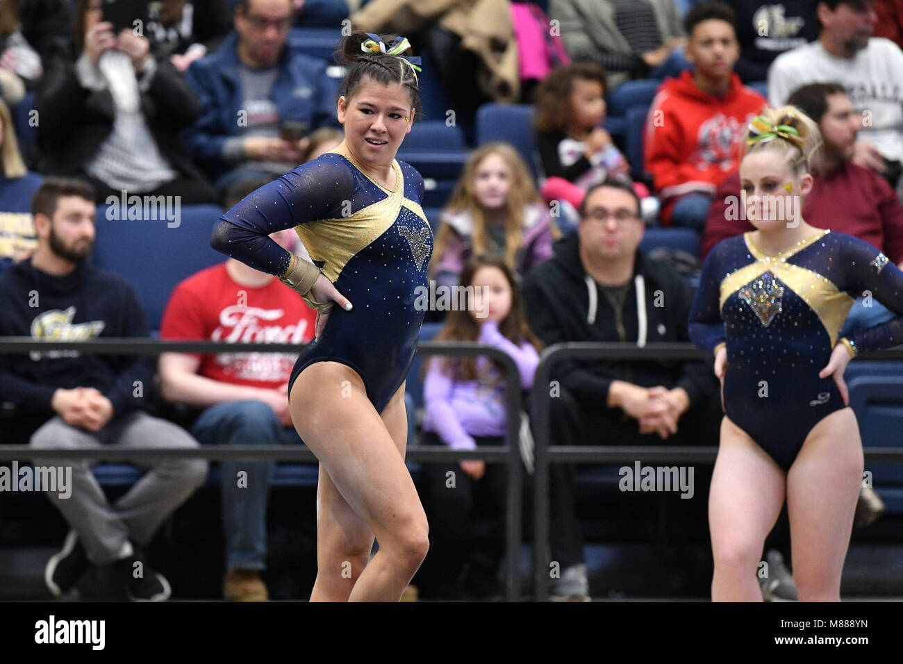 Washington, District of Columbia, USA. 11th Mar, 2017. WVU gymnast ...