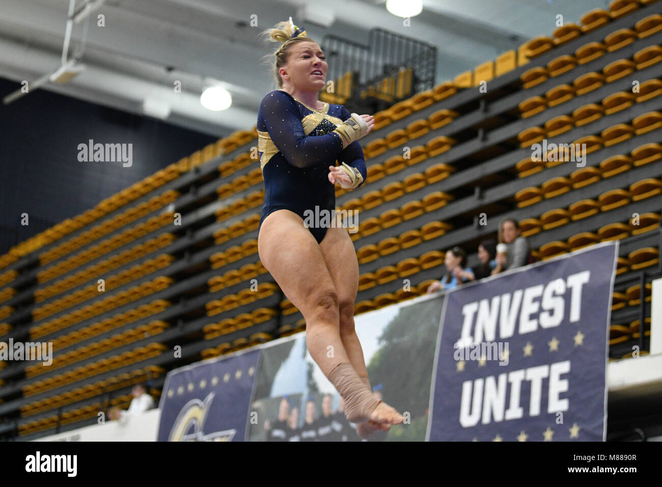 Washington, District of Columbia, USA. 11th Mar, 2017. WVU gymnast ...
