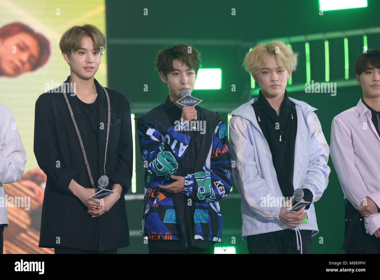 Seoul, Korea. 14th Mar, 2018. NCT promoted their new album 'NCT 2018 ...