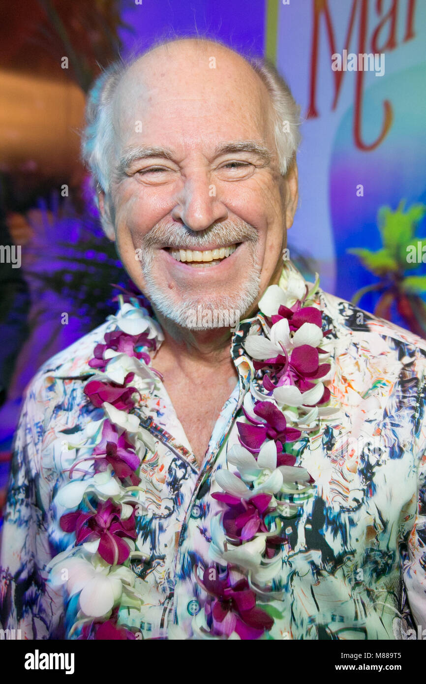 New York, USA. March 15, 2018. Jimmy Buffett attends the Broadway ...