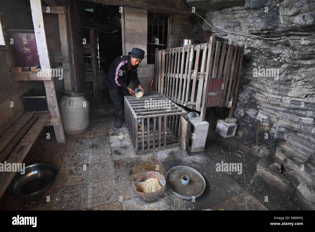 Guiyan, Guiyan, China. 16th Mar, 2018. Guiyang, CHINA-Peng Xingxiang, a ...