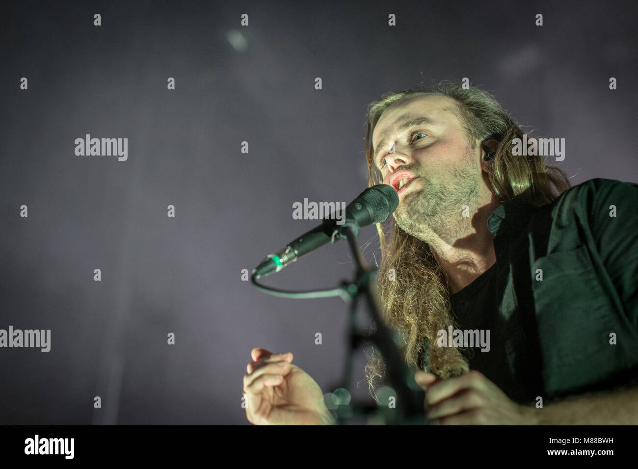 Copenhagen, Denmark. 14th Mar, 2018. The Danish electronic rock band ...
