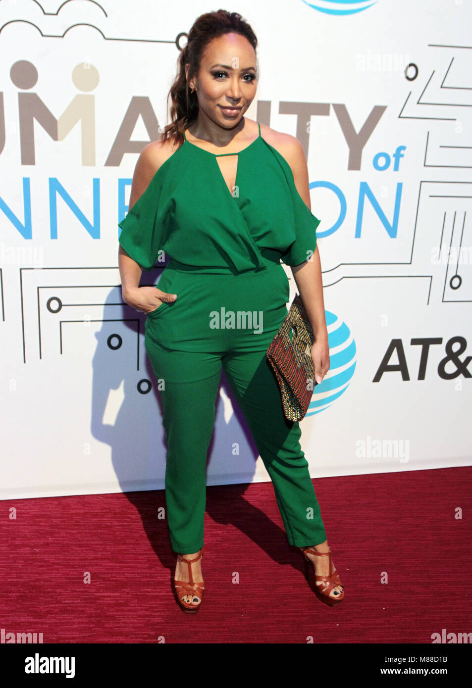 New York, NY, USA. 15th Mar, 2018. News Journalist Mara Schiavocampo ...