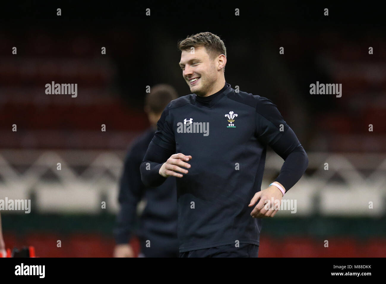 Cardiff, UK. 16th Mar, 2018. Dan Biggar of Wales during the Wales rugby ...