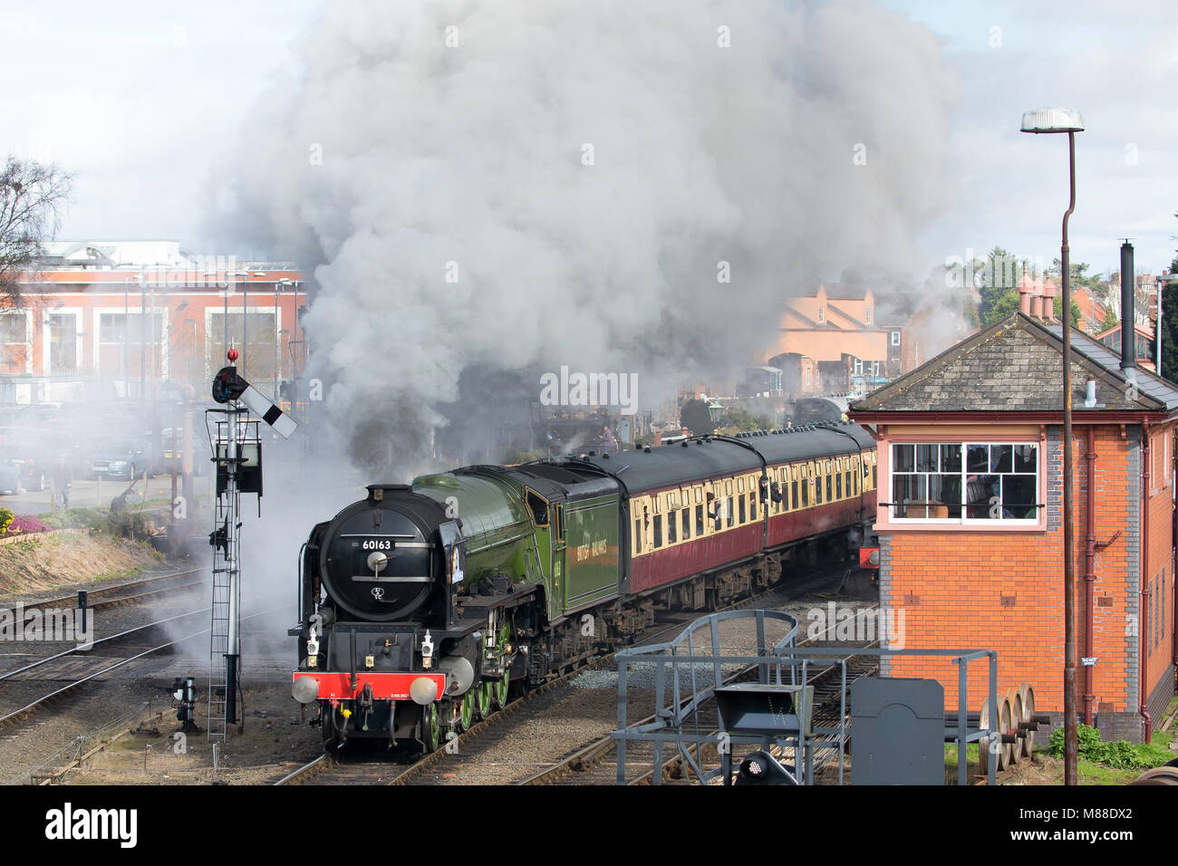 Kidderminster, UK. 16th March, 2018. Severn Valley Rail enthusiasts ...