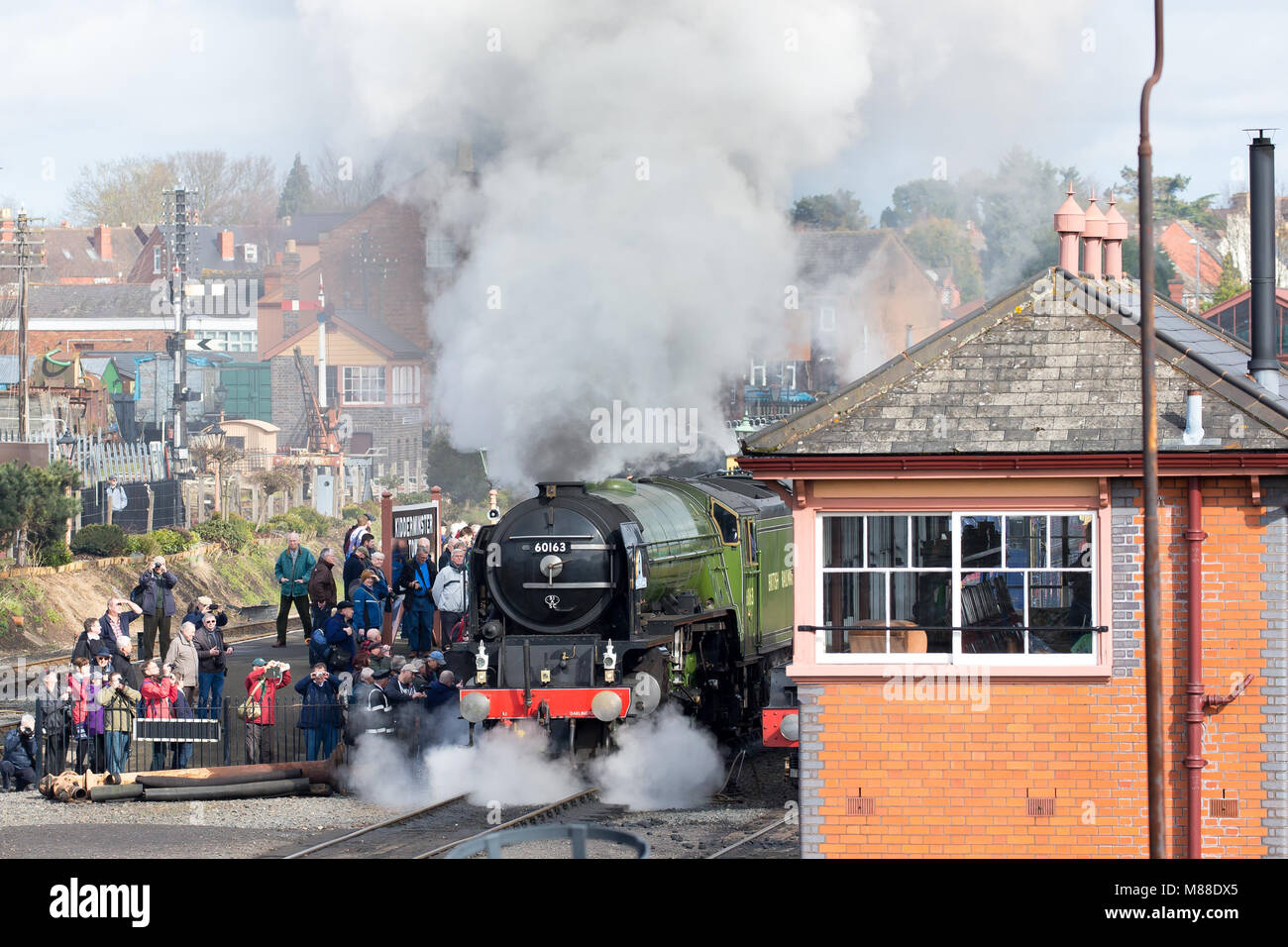 Kidderminster, UK. 16th March, 2018. Severn Valley Rail enthusiasts ...