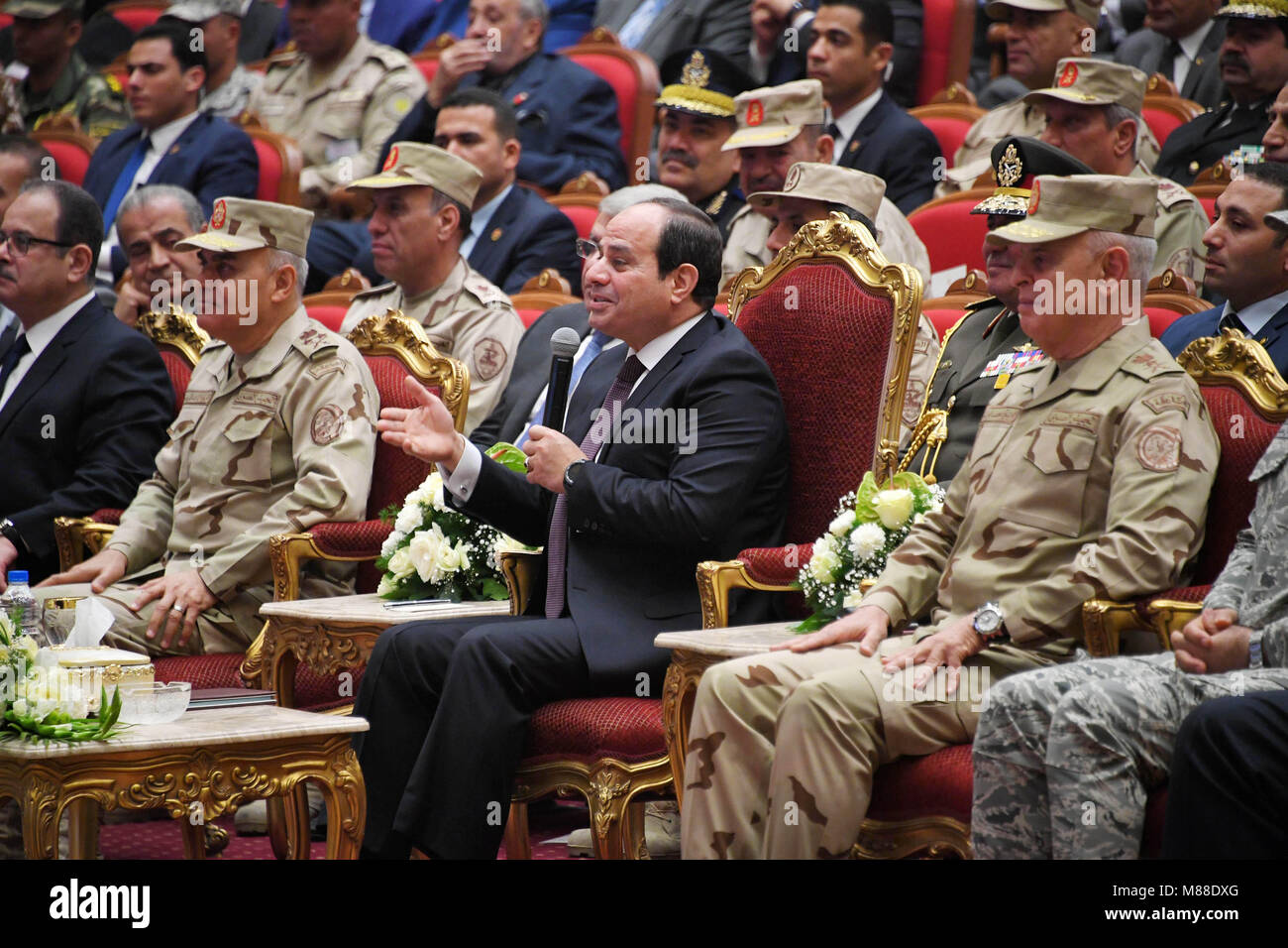Cairo, Egypt. 1st Jan, 2016. Egyptian President Abdel Fattah al-Sisi ...