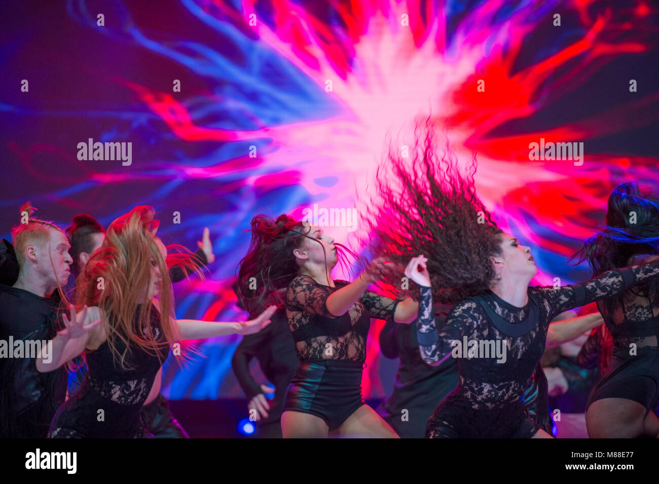 ExCel, London, UK. 16 March 2018. Move It dance event opens from 16-18 ...