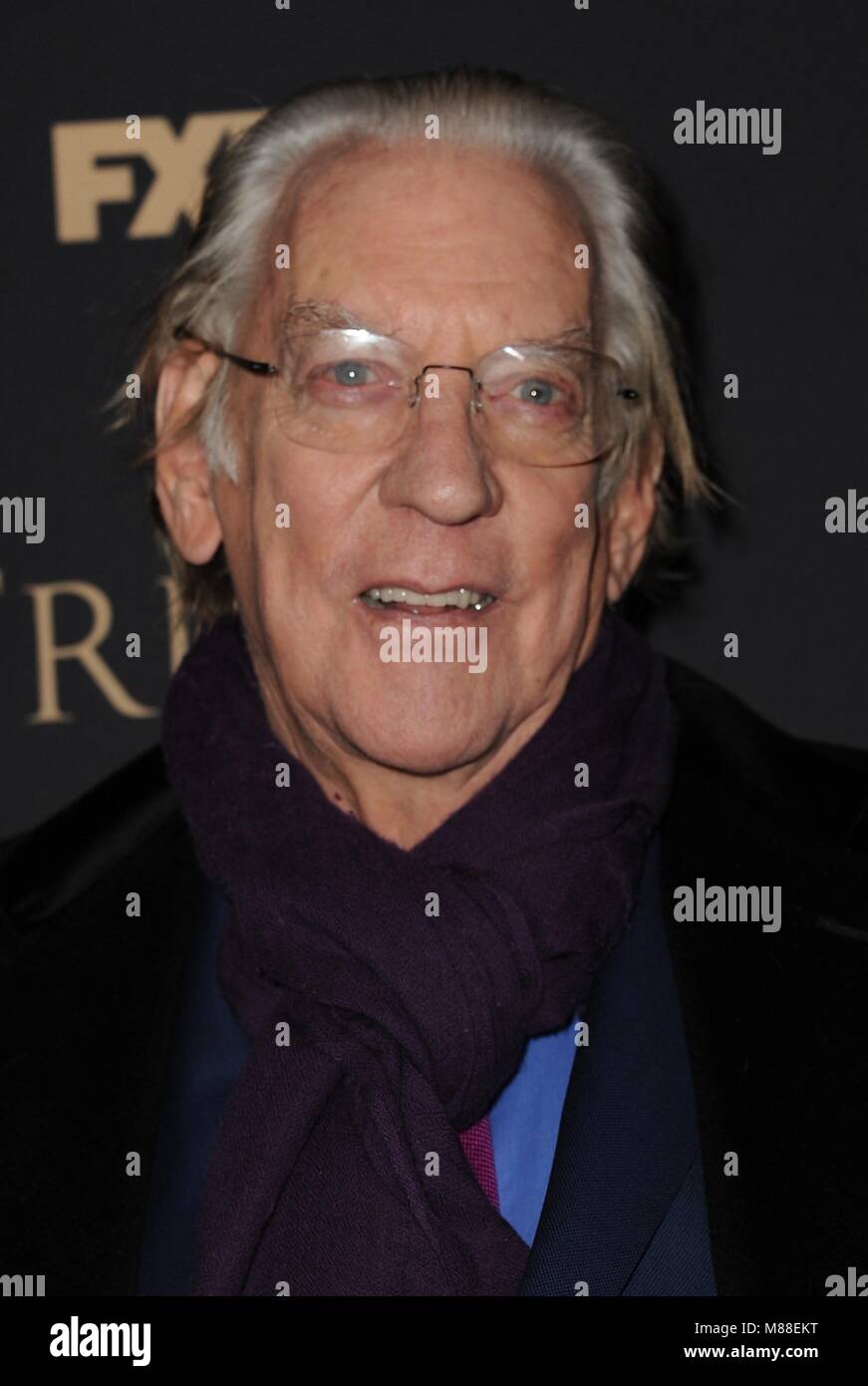New York, NY, USA. 15th Mar, 2018. Donald Sutherland at arrivals for ...