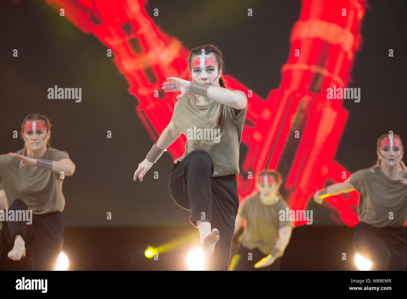 ExCel, London, UK. 16 March 2018. Move It dance event opens from 16-18 ...