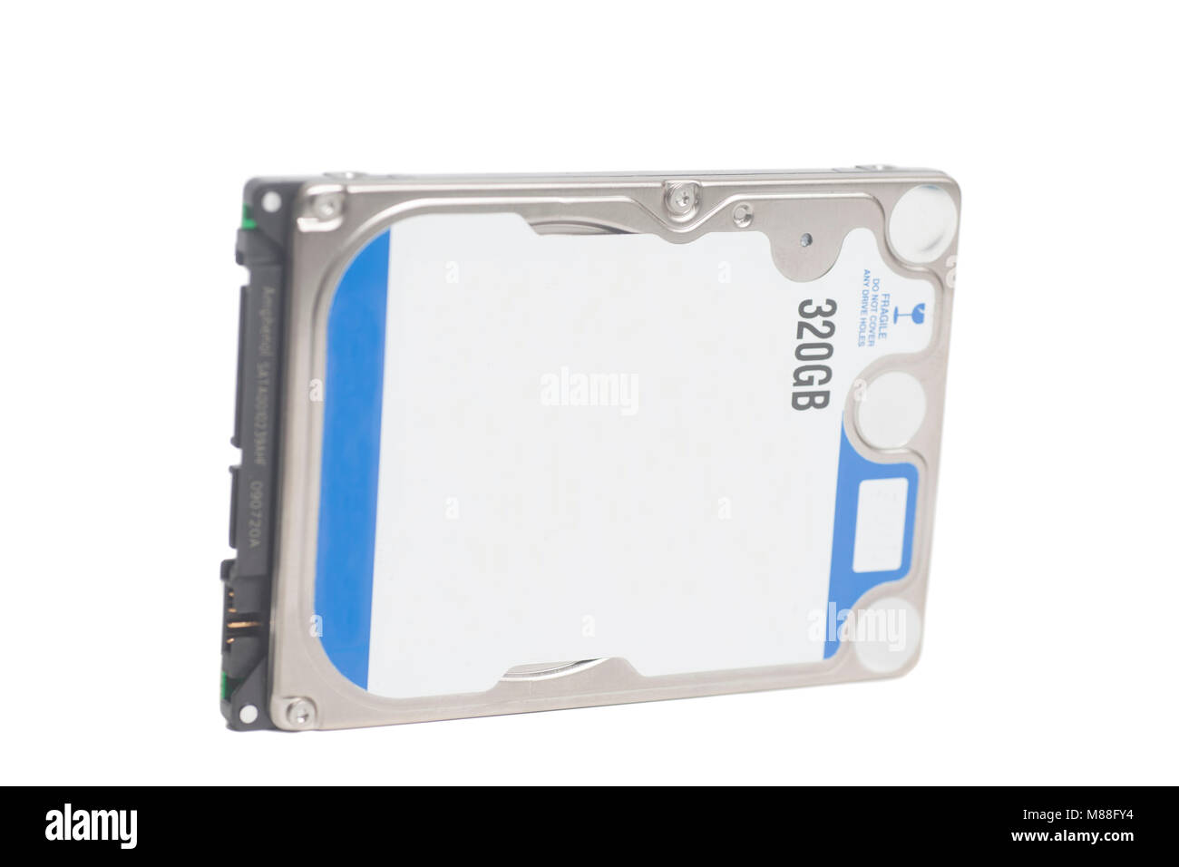 Computer Hard Disk Drive HDD 320 GB for notebook isolated on white ...