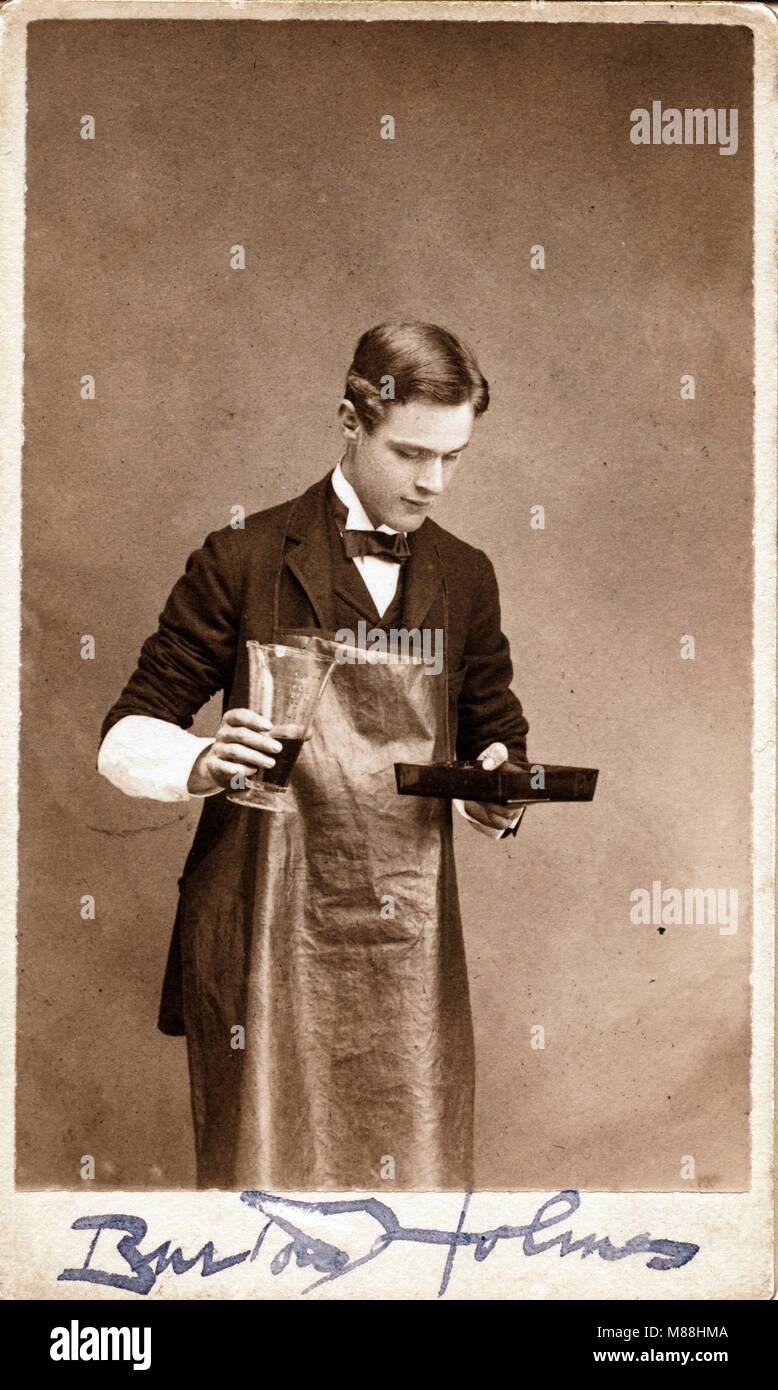 Burton Holmes, age 20, who did his own printing and developing, was ...