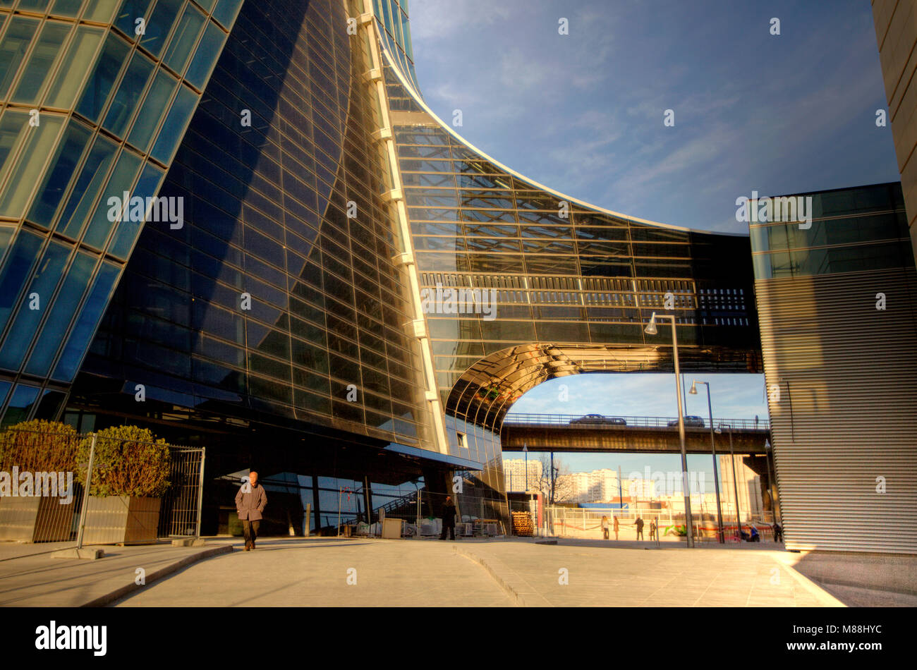 The CMA CGM Tower is a 147 m tall skyscraper in Euroméditerranée, the ...