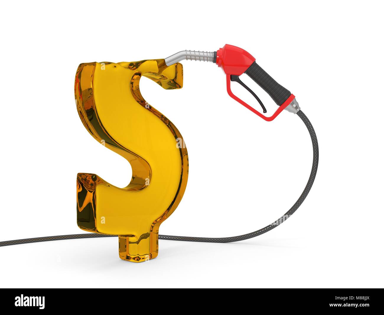 Pumping gas into car Cut Out Stock Images & Pictures - Alamy