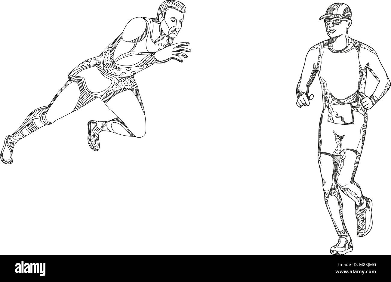 A collection of doodle art illustrations that includes the following ...