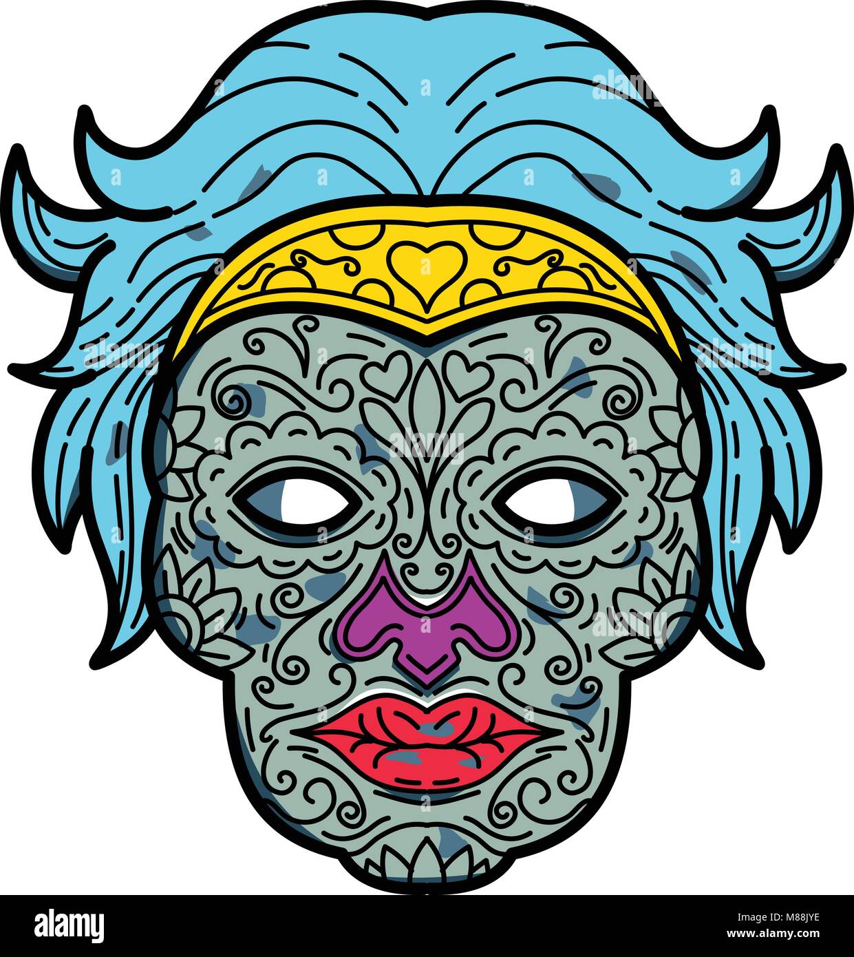 Calavera Stock Vector Images - Alamy