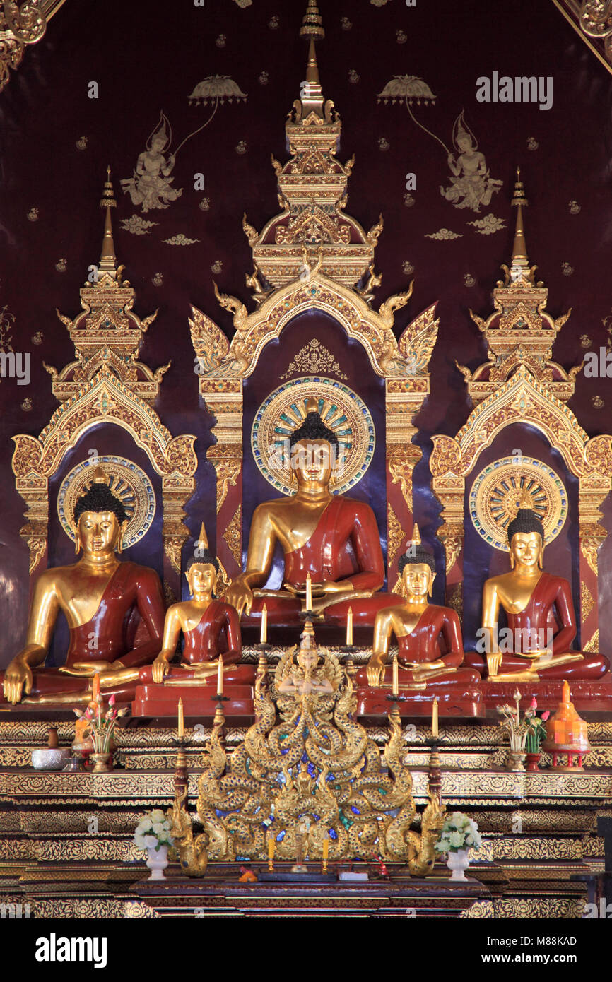 Buddhist temple interior hi-res stock photography and images - Alamy