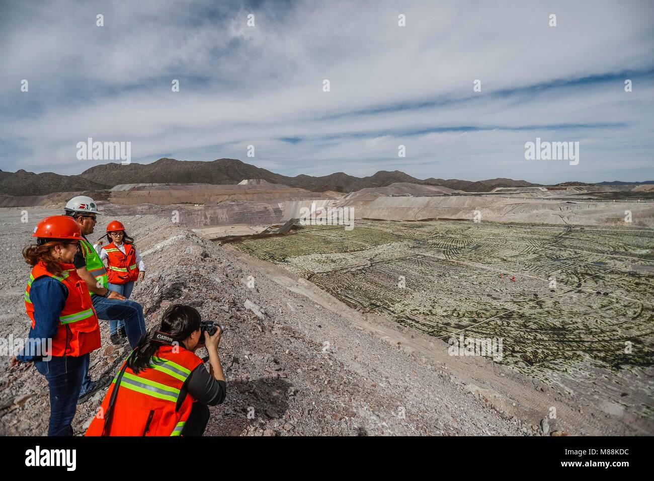 Leaching process Solid extraction of a rock based on solvent liquid ...