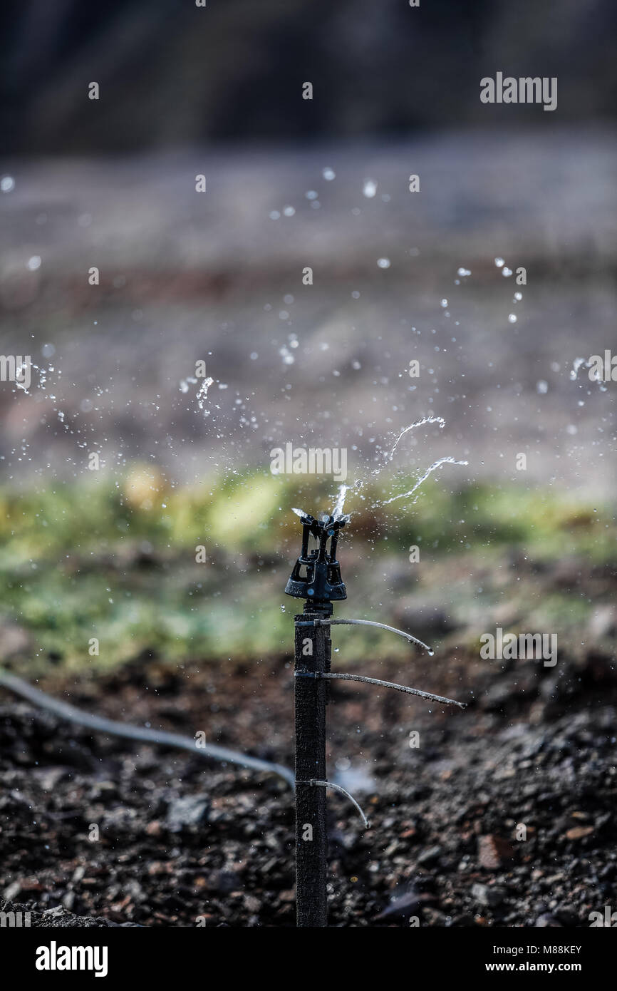 Leaching process Solid extraction of a rock based on solvent liquid ...