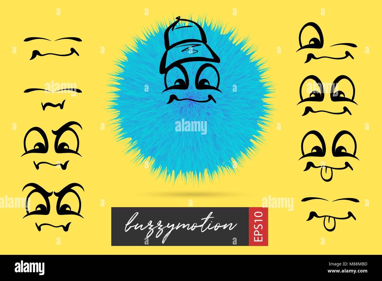 Fuzzy circle Stock Vector Images - Alamy